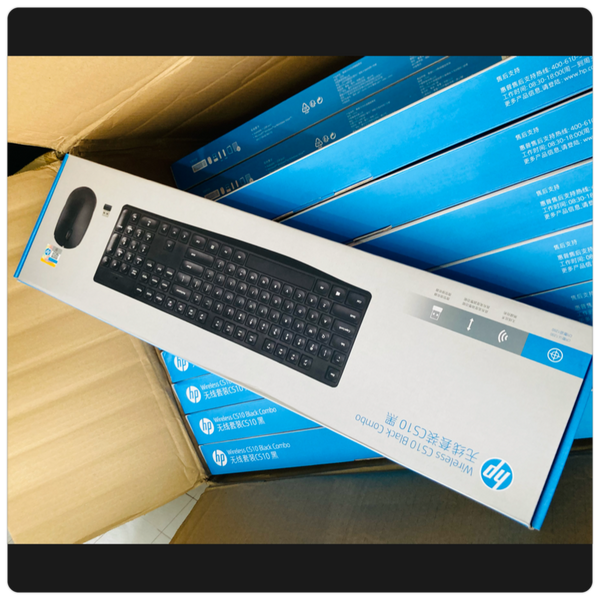 HP CS10 Wireless Keyboard Mouse Combo Set – Black – GALWAY COMPUTERS