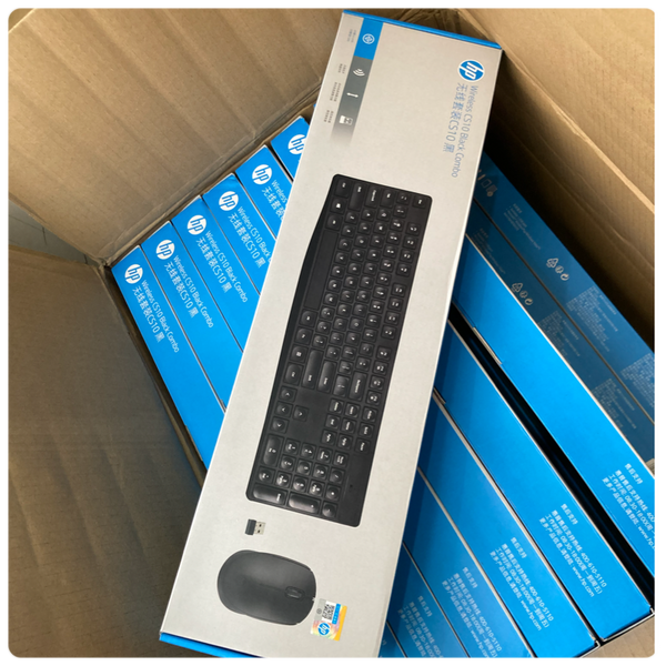 HP CS10 Wireless Keyboard Mouse Combo Set – Black – GALWAY COMPUTERS