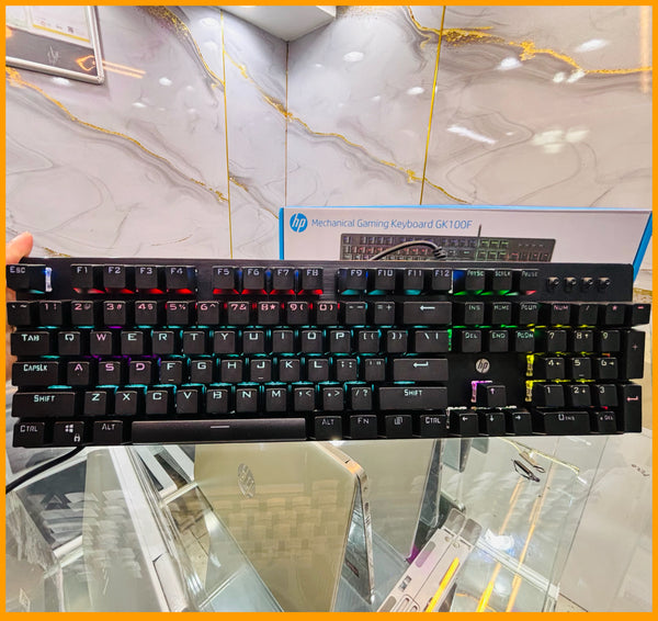 HP GK100 Wired Gaming Mechanical Keyboard RGB Backlight. – GALWAY COMPUTERS