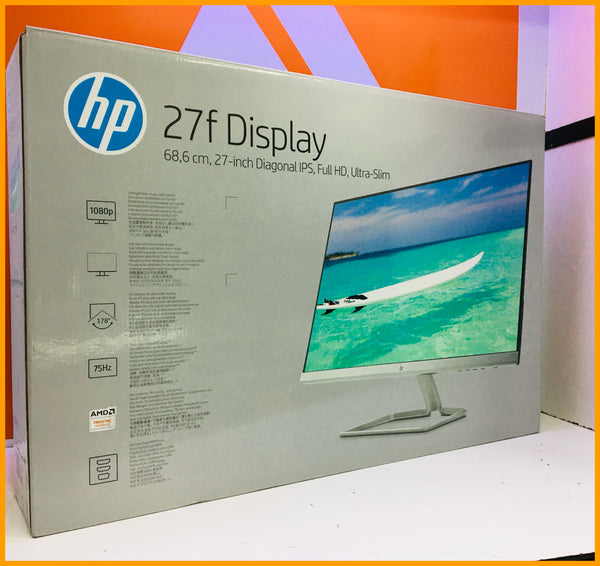 HP 27f 27-inch Full HD (1920 x 1080p) LED Backlit Display Monitor IPS ...