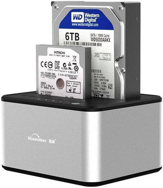 Hard Drive Clone Dock Dual‑Bay – Blueendless 4TB – GALWAY COMPUTERS